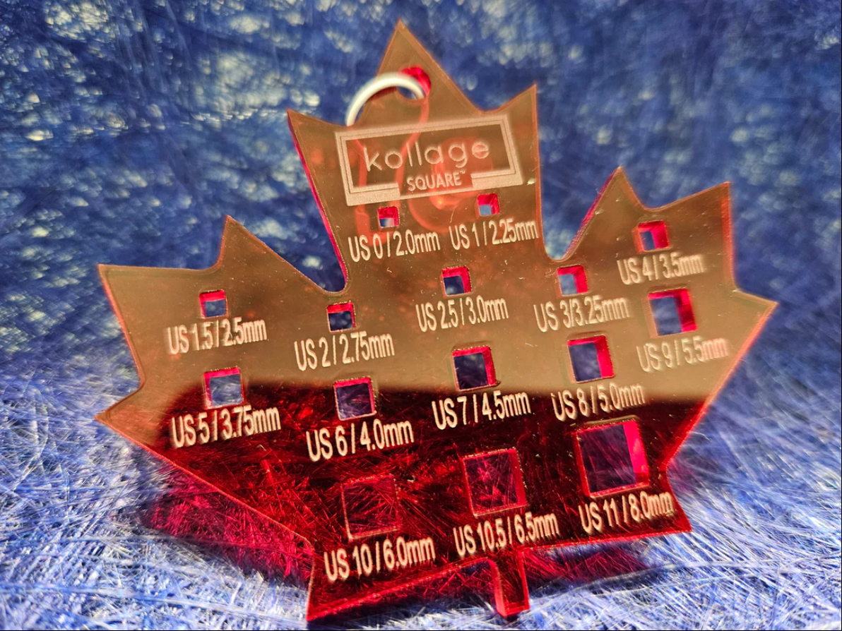 SQUARE® Maple Leaf Gauge Ruler | Natural Ewe